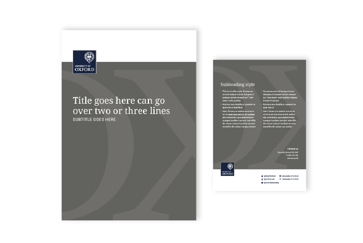 Leaflets | Communications Hub